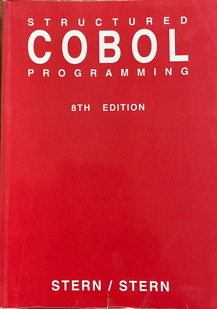 Structured Cobol Programming | UBH - UOS Textbooks